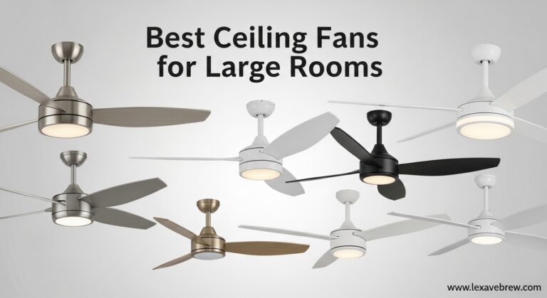 17 Best Ceiling Fans for Large Rooms (May 2026) Expert Tested