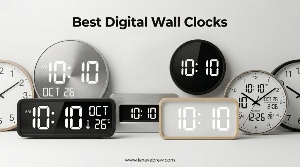 13 Best Digital Wall Clocks (June 2026) Expert Guide